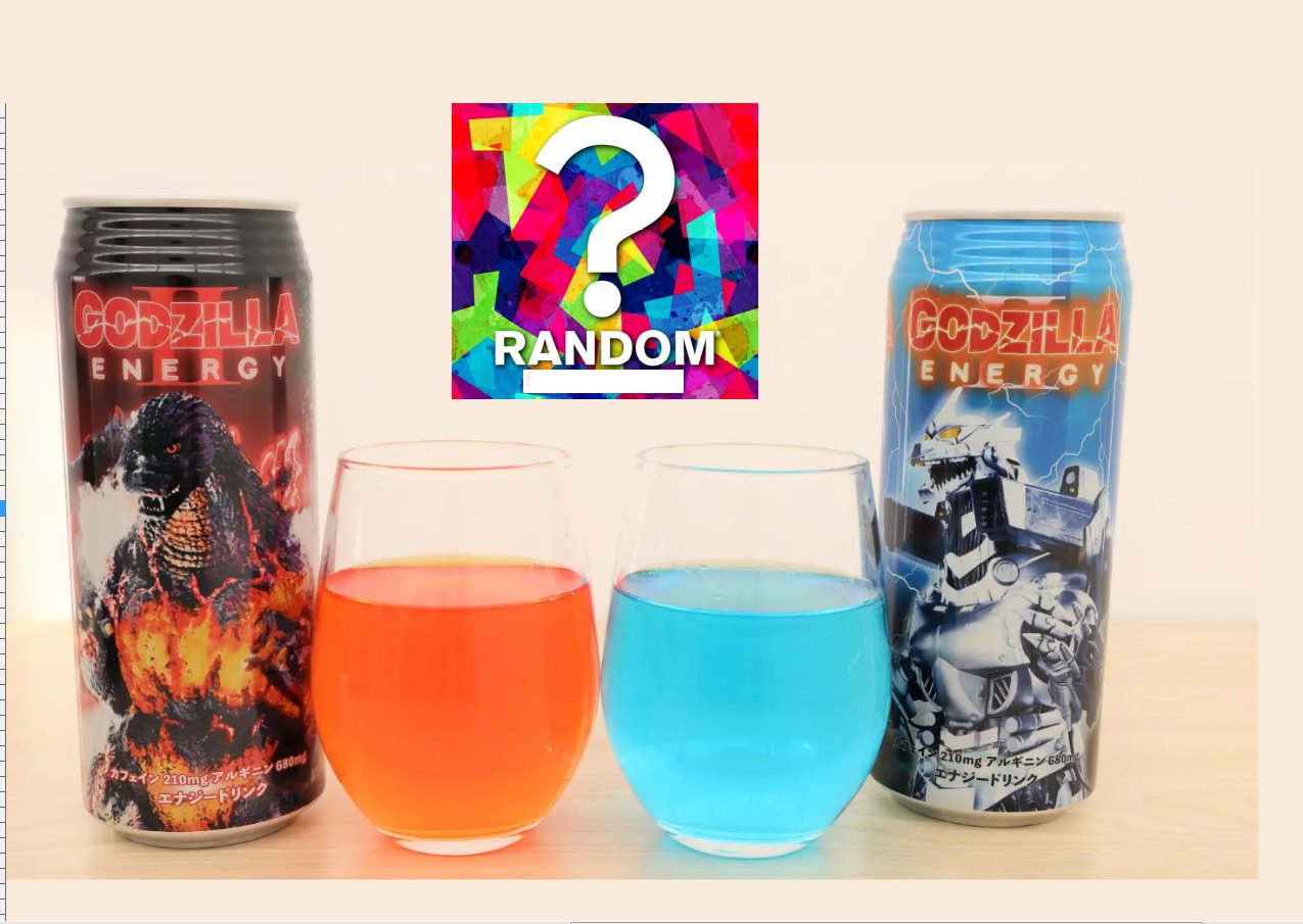 Cheerio Godzilla Random Energy (GODZILLA ENERGY) Drink 500ml x 2