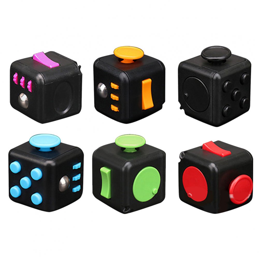 Fidget Cube Stress & Anxiety Reliever Idea Maker Study Helper for Home ...