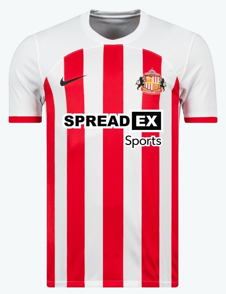 Sunderland AFC 2023 2024 Home Men Football Soccer Shirt Jersey 23-24