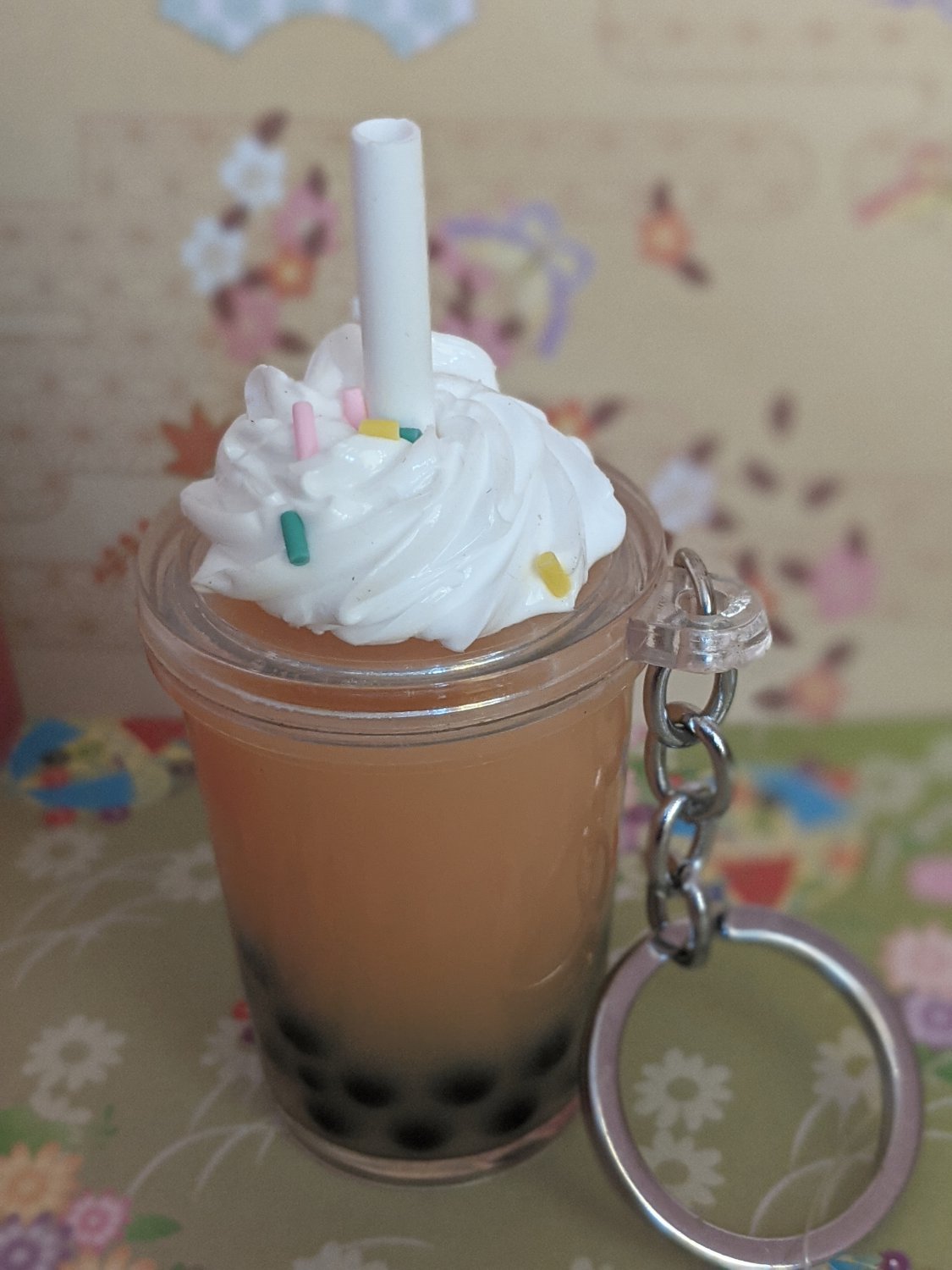 Bubble Tea Key Ring