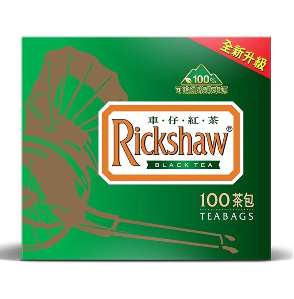 RICKSHAW Black Tea 100 Teabags x 1 Box