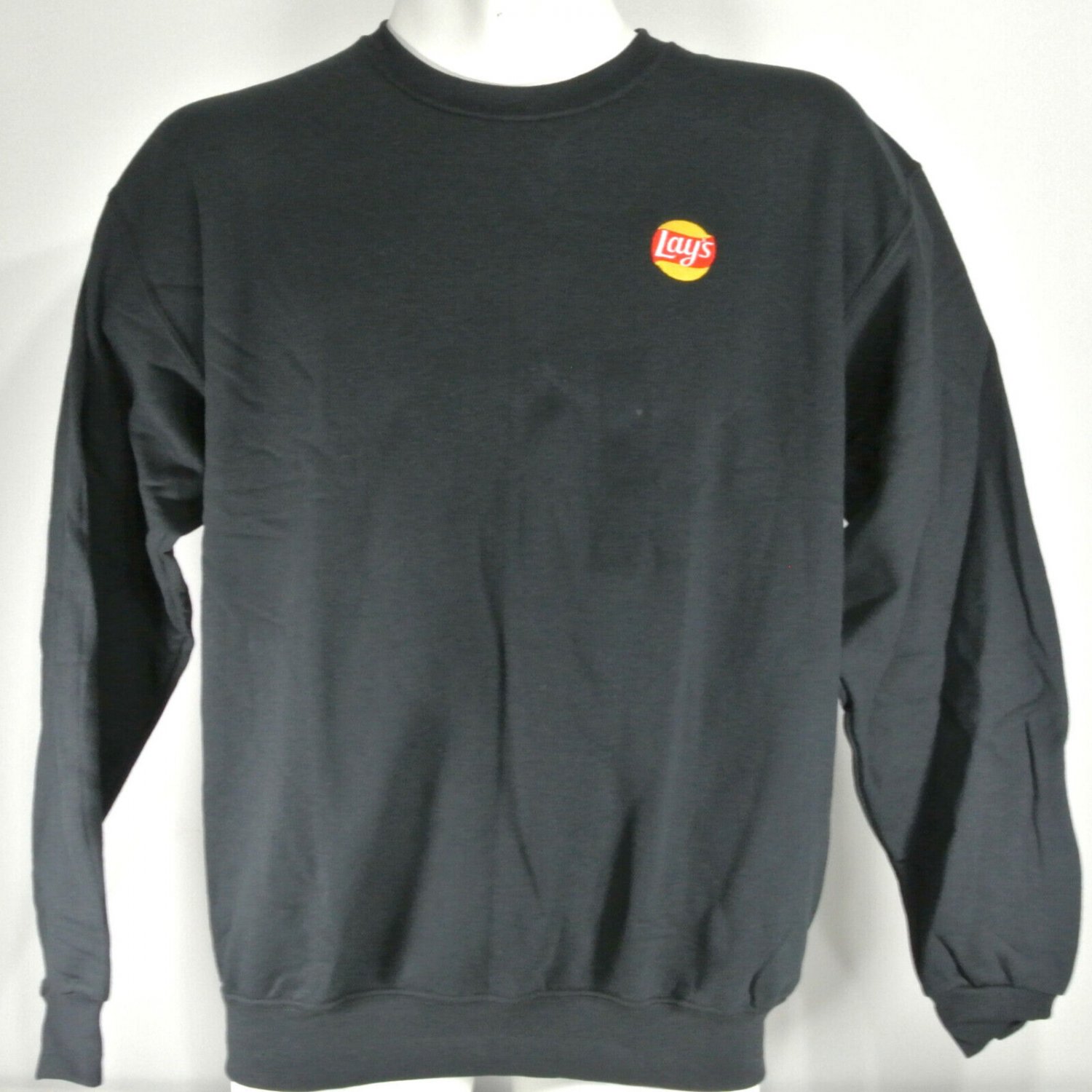 LAY'S Frito Lay Potato Chips Employee Uniform Sweatshirt Black Size XL ...