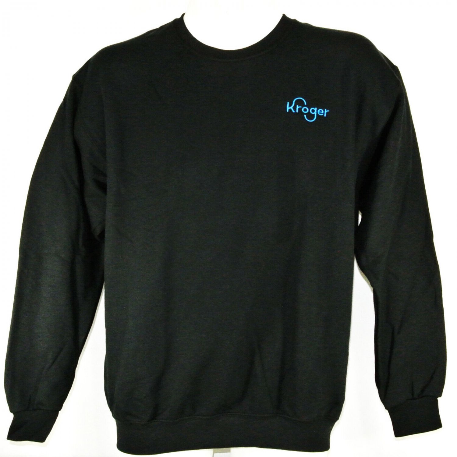KROGER Grocery Store Employee Uniform Sweatshirt Black Size L Large NEW