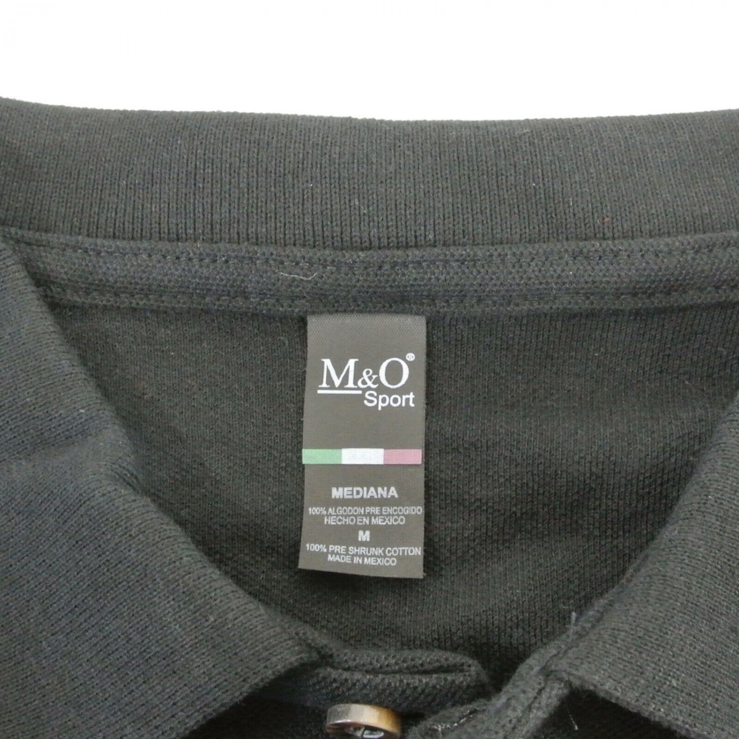 SHELL Gas Station Oil Employee Uniform Polo Shirt Black Size M Medium NEW