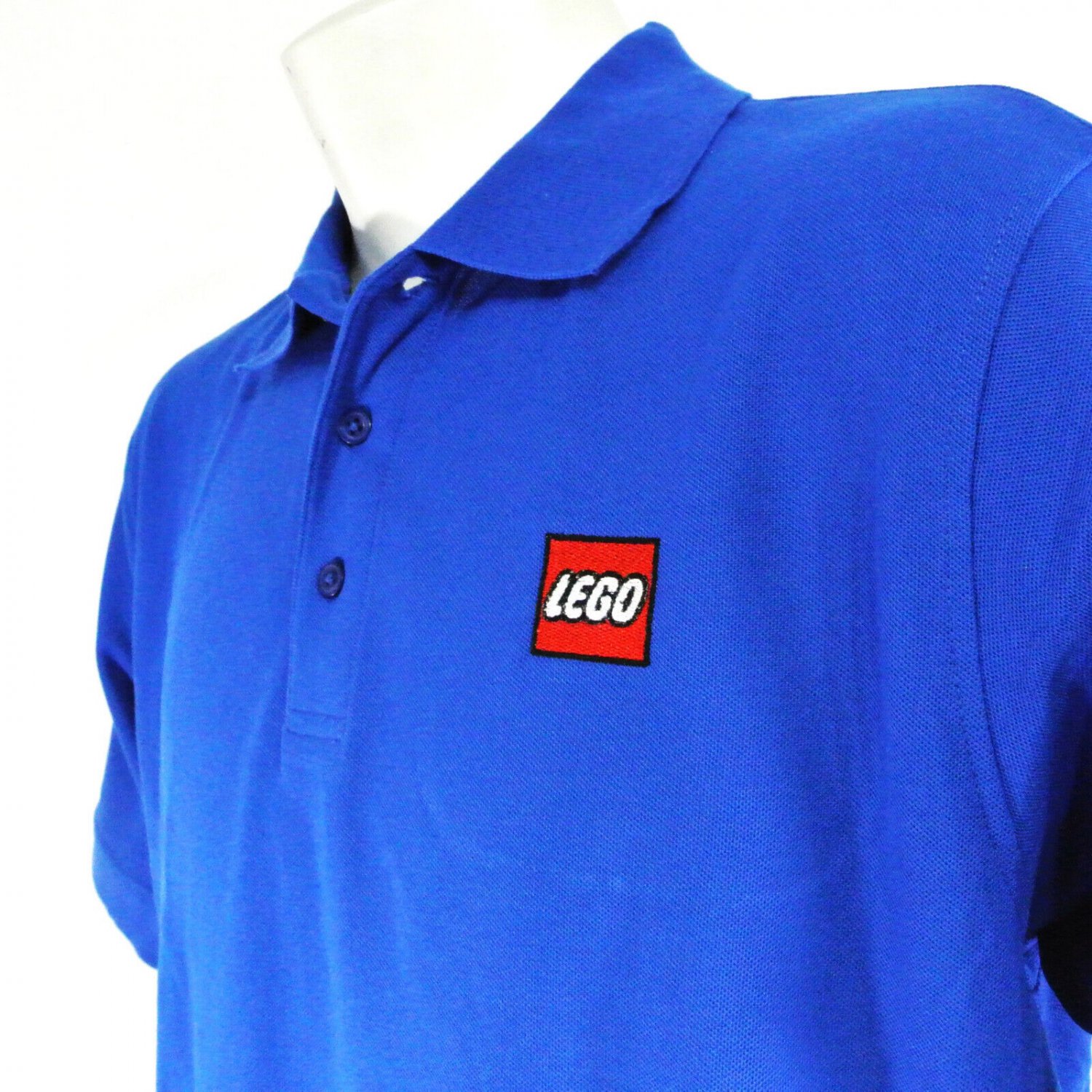 LEGO Legoland Uniform Polo Shirt Blue Size M Medium NEW