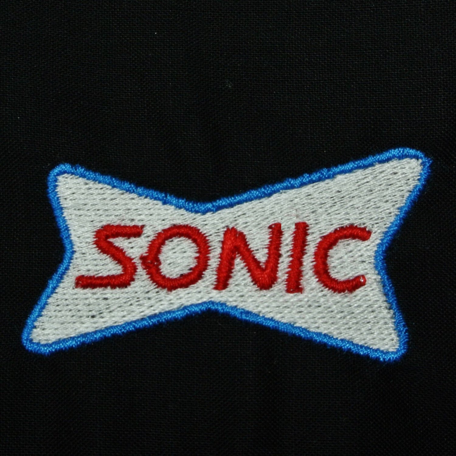 SONIC Drive In Fast Food Employee Uniform Sweatshirt Black Size XL NWT