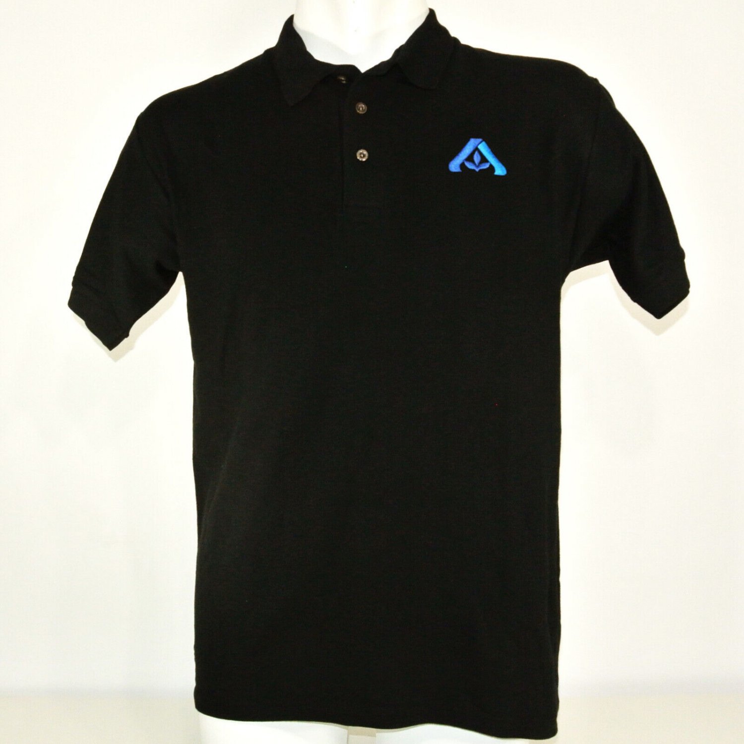 ALBERTSONS Grocery Store Employee Uniform Polo Shirt Black Size L Large NEW