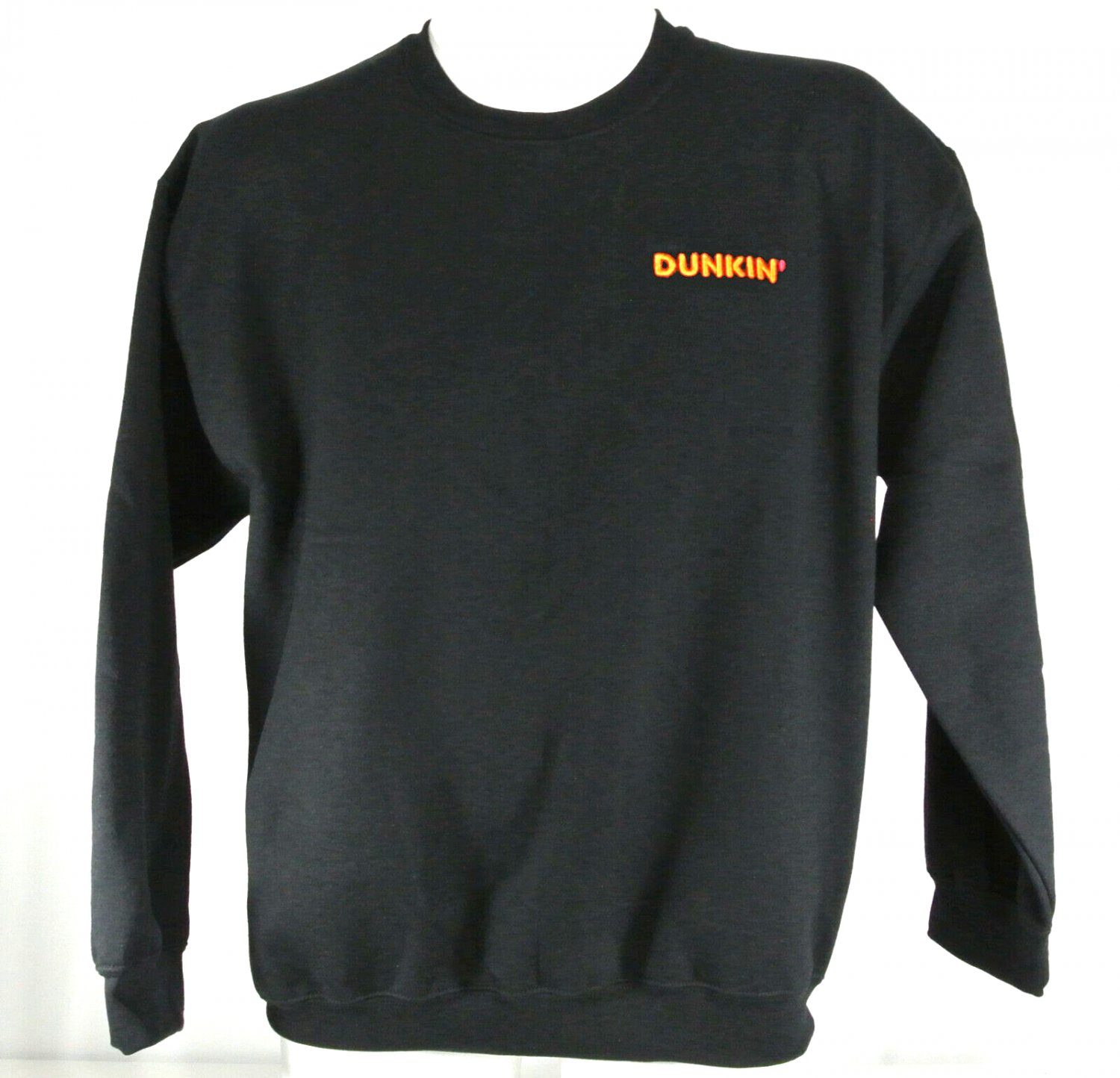 DUNKIN' DONUTS Employee Uniform Sweatshirt Black Size XL NWT