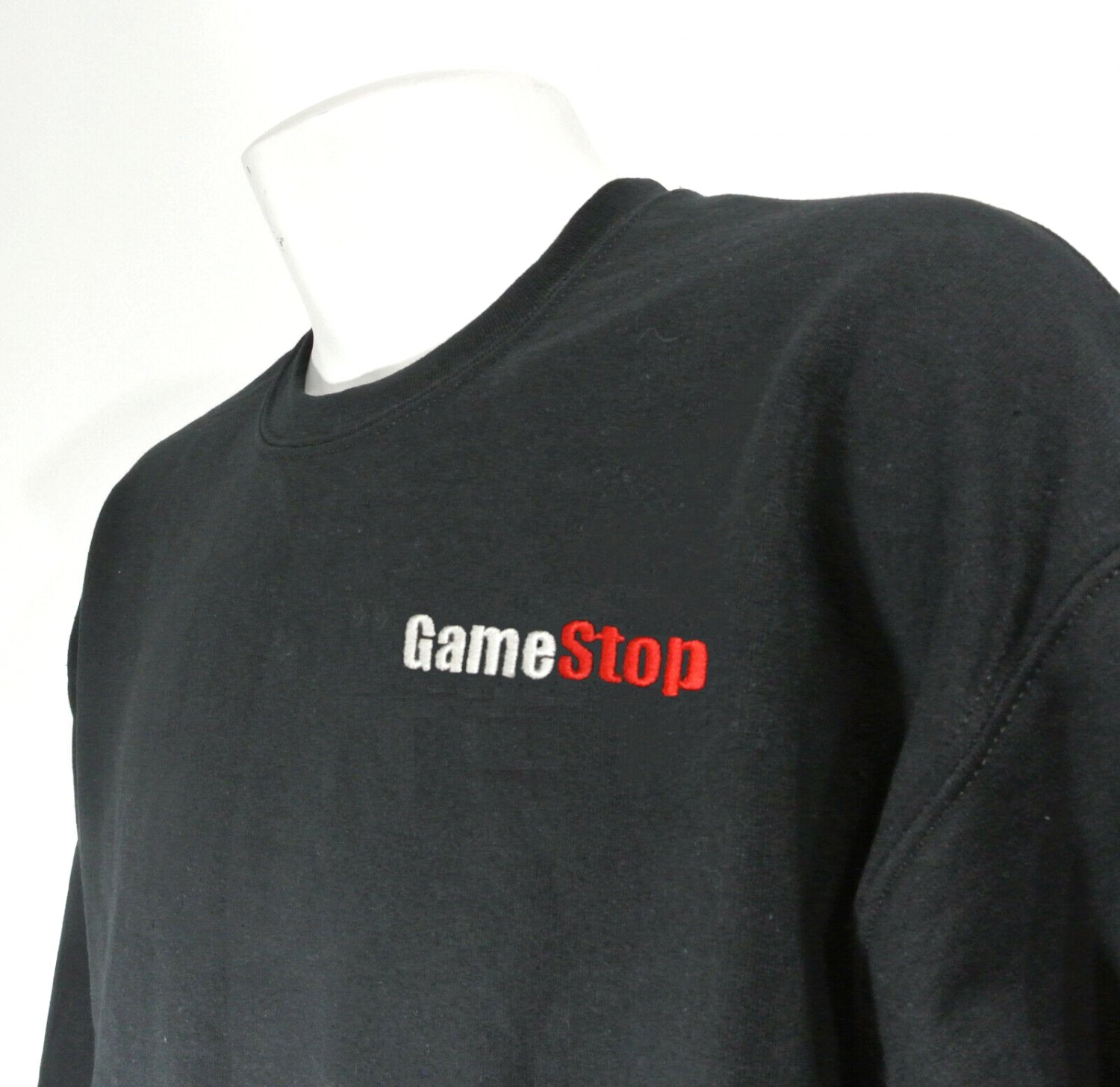 GAMESTOP Video Game Store Employee Uniform Sweatshirt Black Size L ...