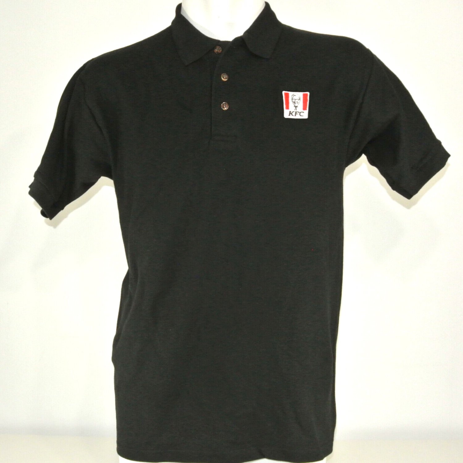 Kentucky Fried Chicken KFC Employee Uniform Polo Shirt Black Size M ...