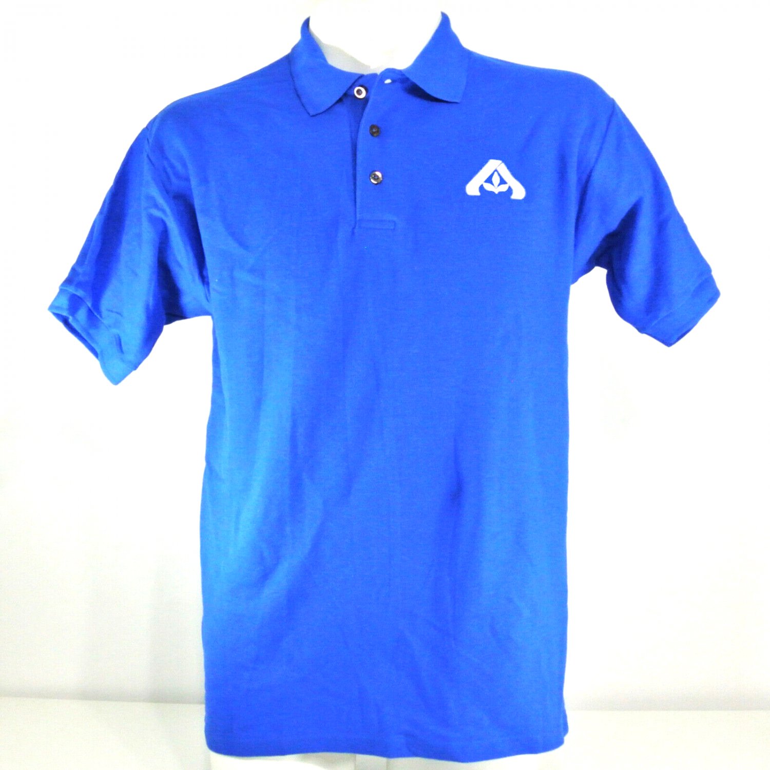 ALBERTSONS Grocery Store Employee Uniform Polo Shirt Blue Size M Medium NEW