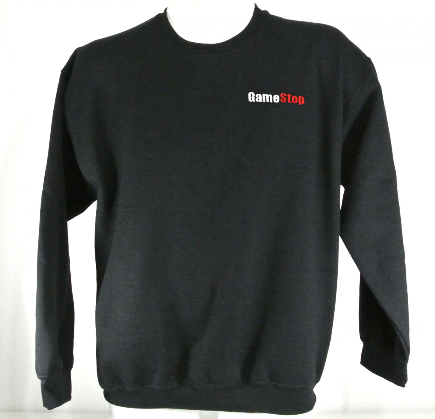 GAMESTOP Video Game Store Employee Uniform Sweatshirt Black Size XL NWT