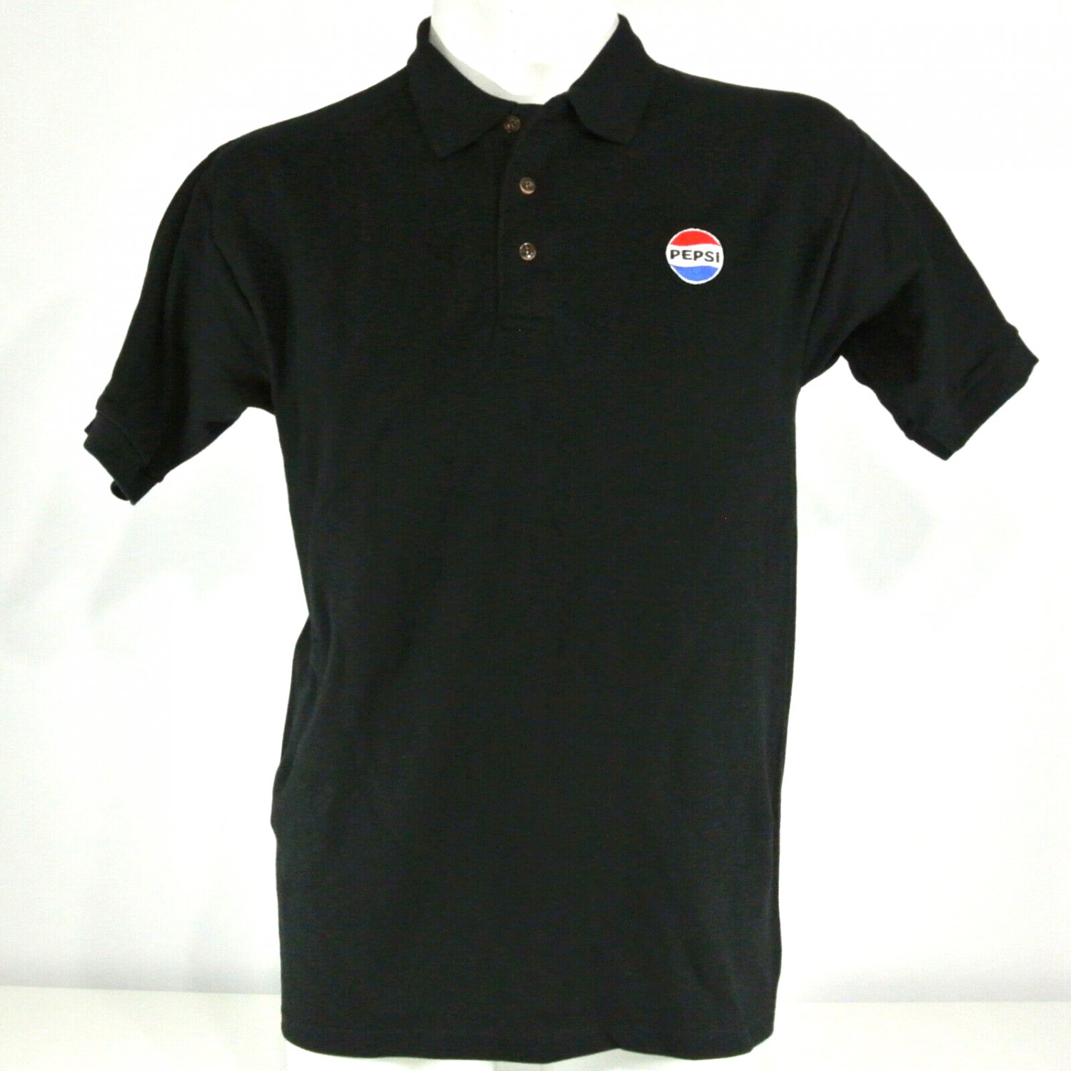 PEPSI 2023 Logo Merchandiser Employee Uniform Polo Shirt Black Size M ...
