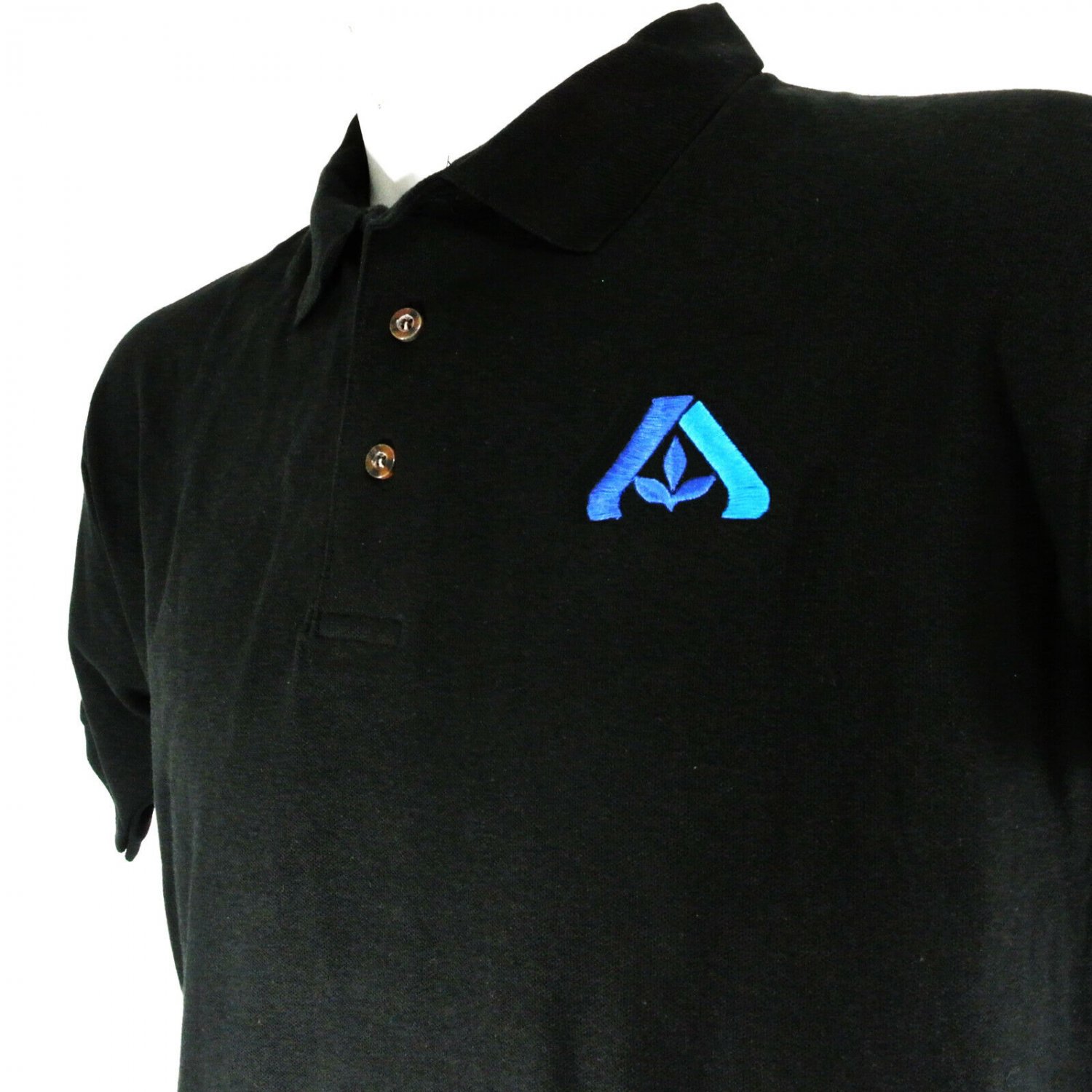 ALBERTSONS Grocery Store Employee Uniform Polo Shirt Black Size M ...