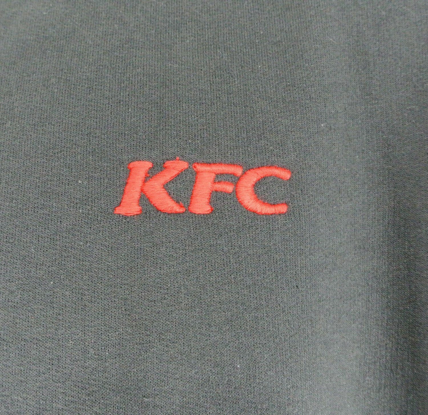 KFC Kentucky Fried Chicken Employee Uniform Sweatshirt Black Size L ...