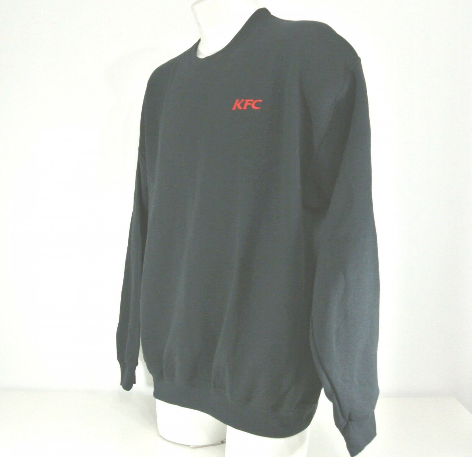 KFC Kentucky Fried Chicken Employee Uniform Sweatshirt Black Size L ...