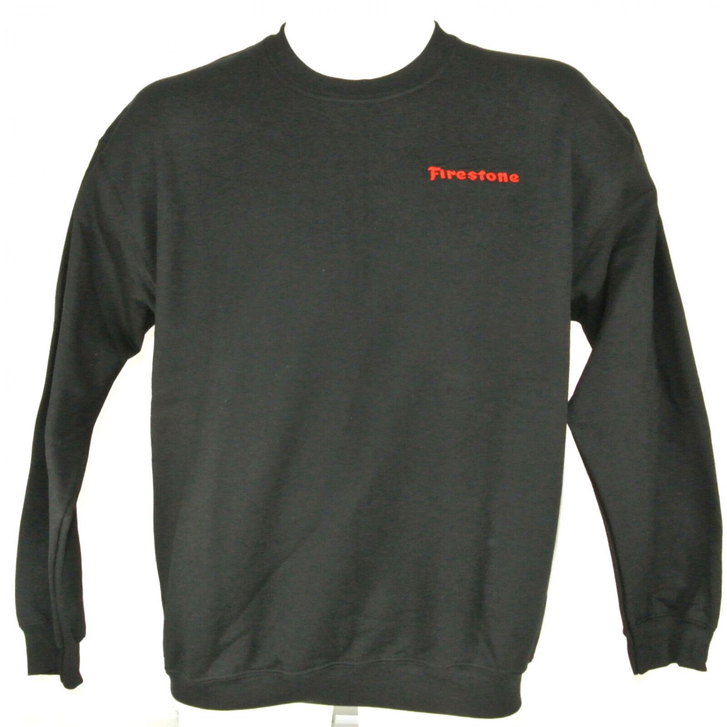 FIRESTONE TIRE Auto Shop Employee Uniform Sweatshirt Black Size L Large NWT