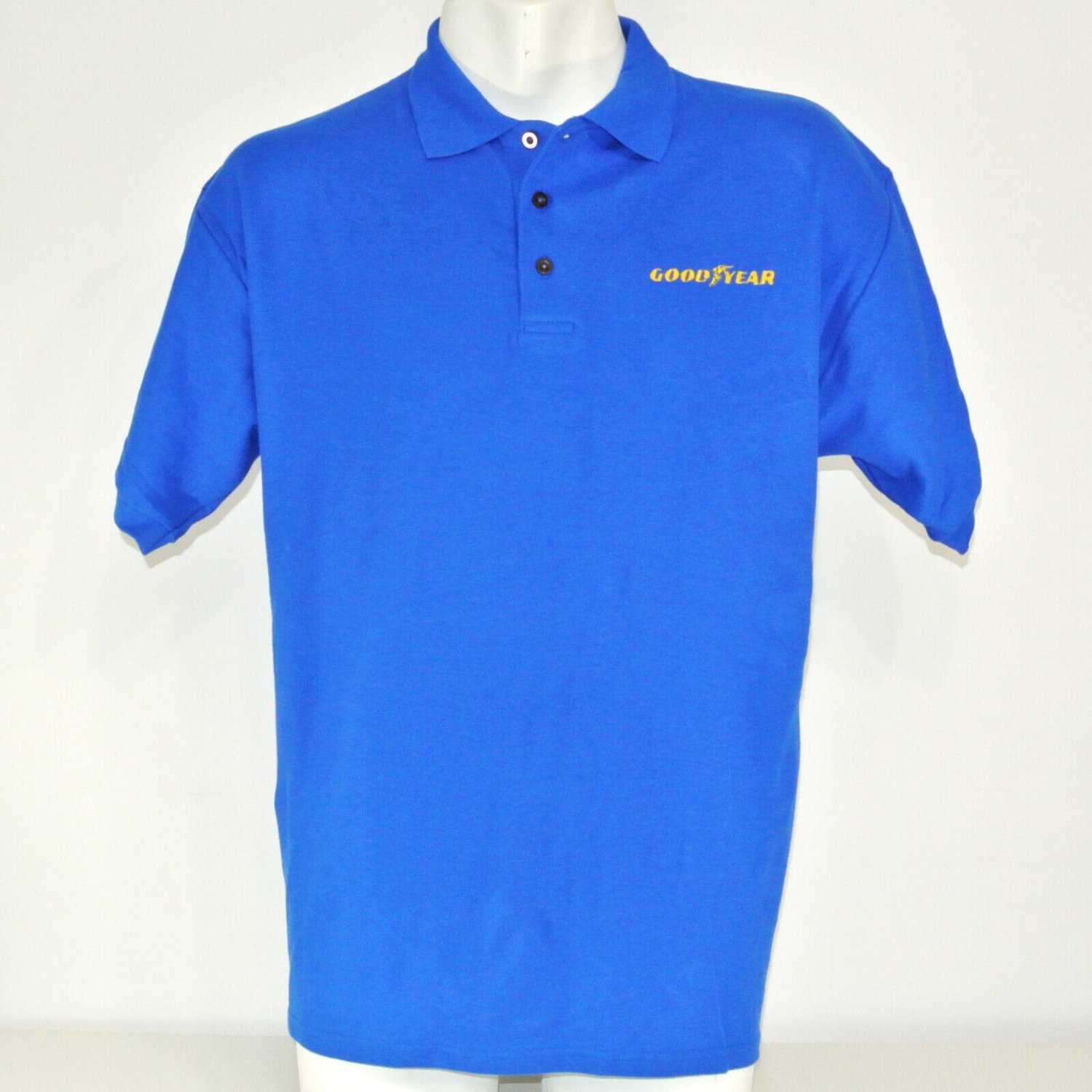 GOODYEAR Tire Auto Employee Uniform Polo Shirt Blue Size XL NEW