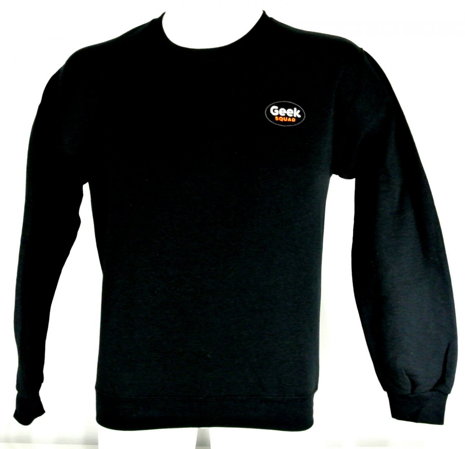 GEEK SQUAD Tech Employee Uniform Sweatshirt Black Size L Large NWT