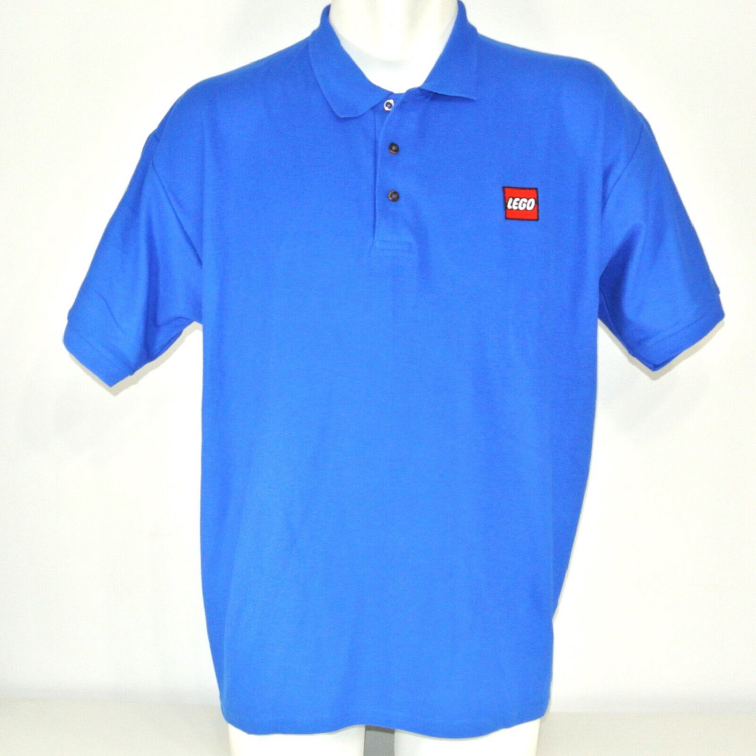 LEGO Legoland Employee Uniform Polo Shirt Blue Size XL NEW