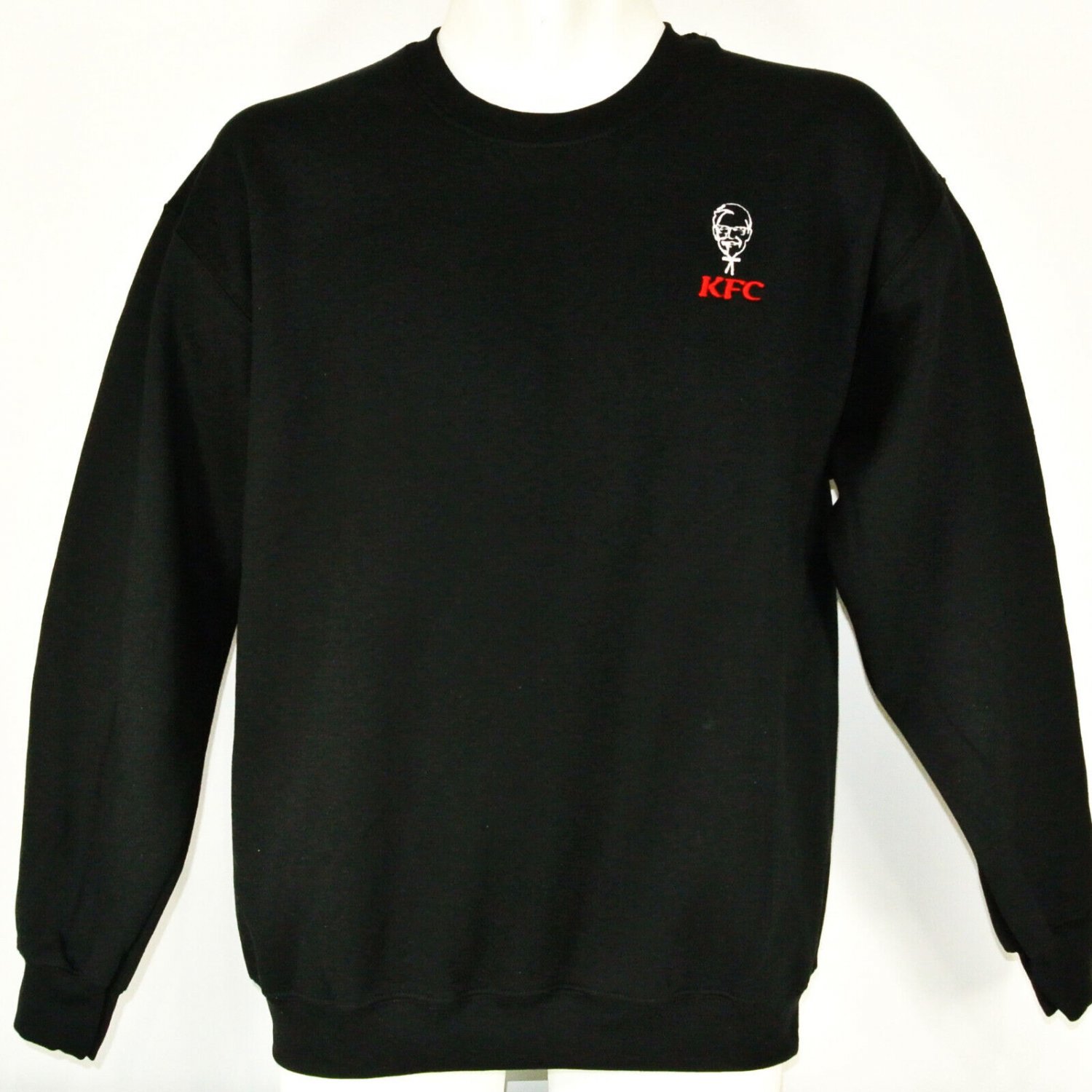 KFC Kentucky Fried Chicken Sanders Uniform Sweatshirt Black Size M ...