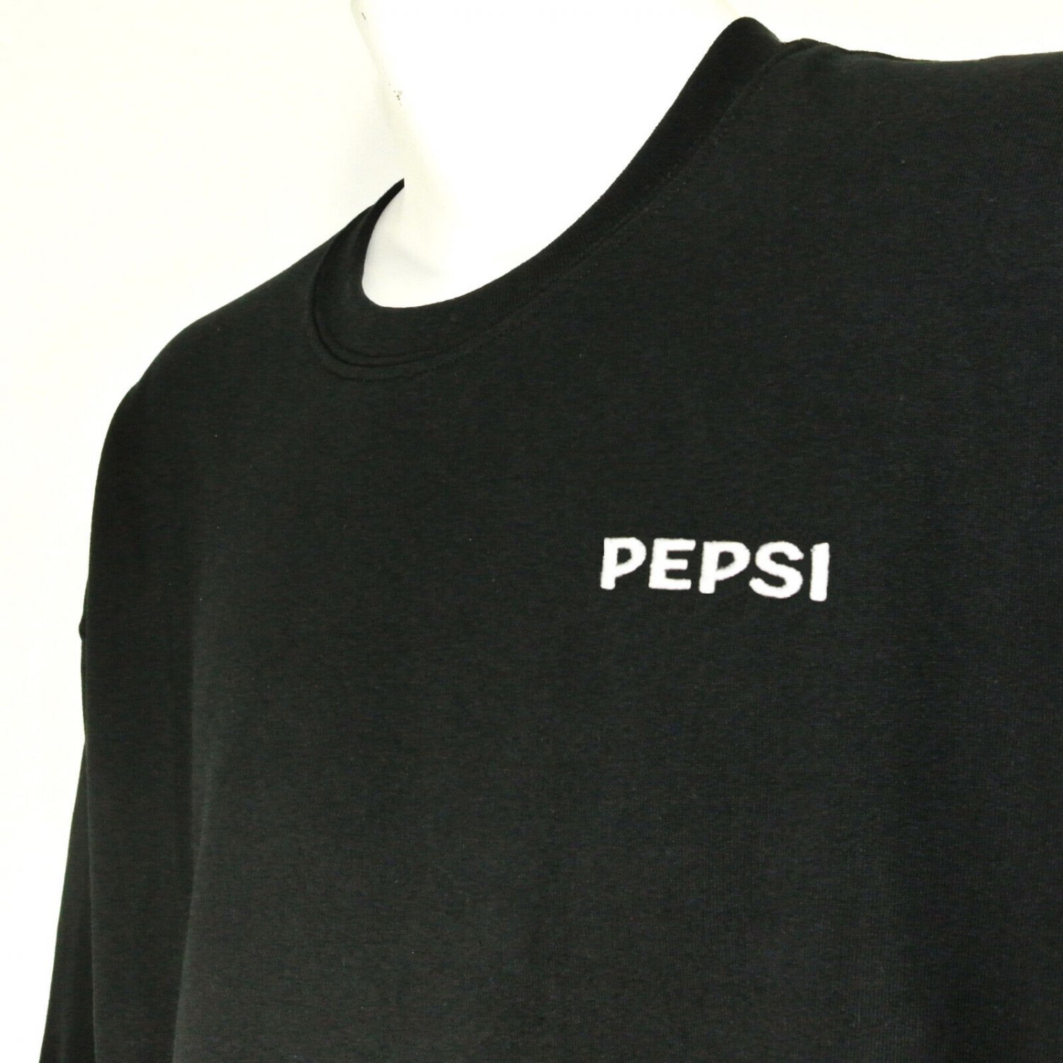 PEPSI Cola Merchandising Employee Uniform Sweatshirt Black Size M ...