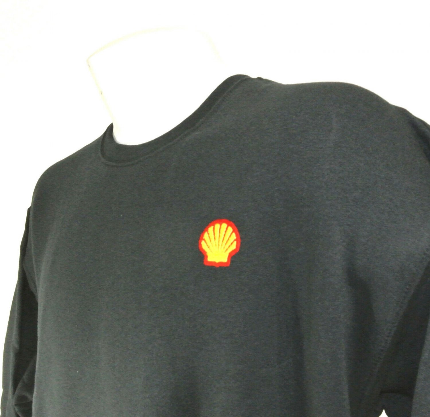 SHELL Gas Station Oil Employee Uniform Sweatshirt Black NEW Size M ...