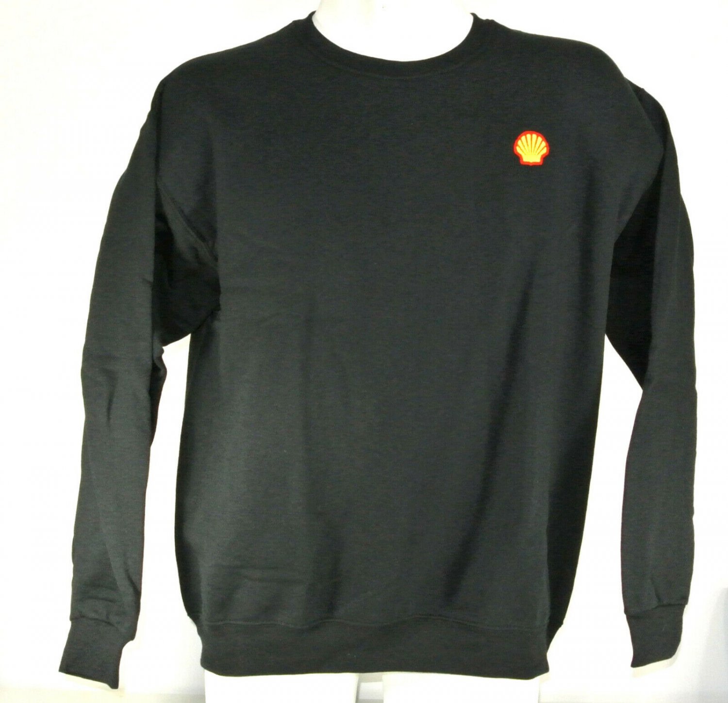 SHELL Gas Station Oil Employee Uniform Sweatshirt Black NEW Size XL