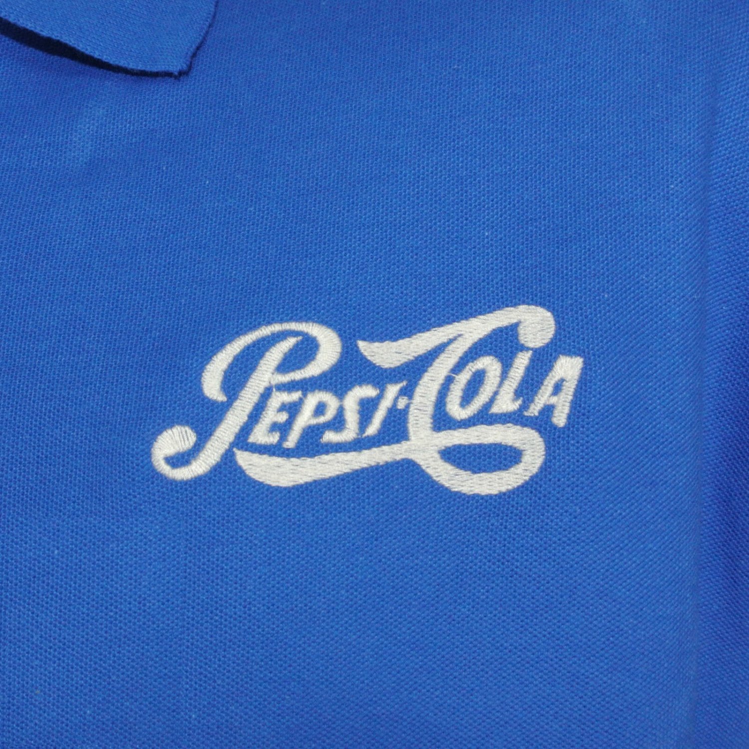 PEPSI Cola Merchandiser Employee Uniform Polo Shirt Blue Size S Small NEW