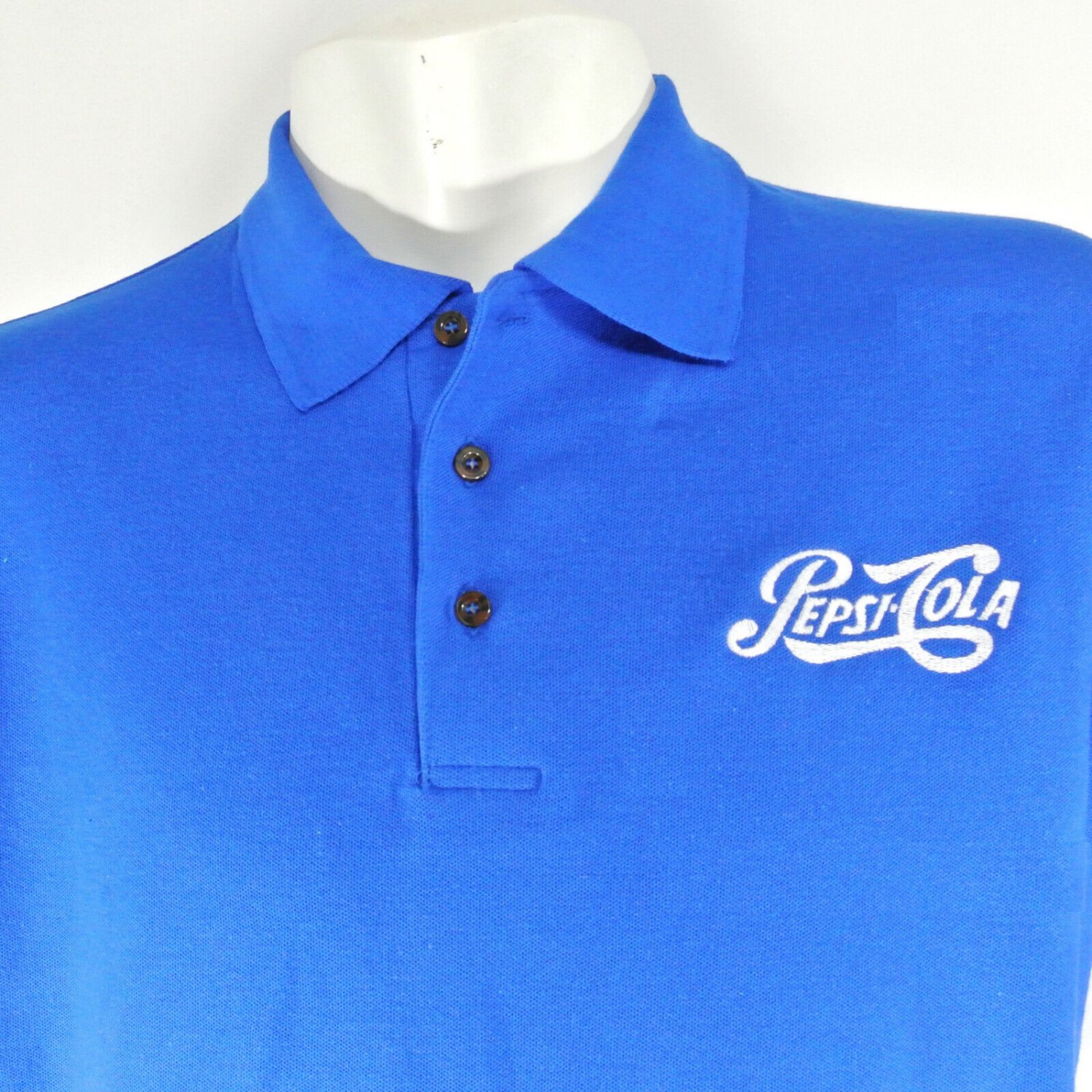 PEPSI Cola Merchandiser Employee Uniform Polo Shirt Blue Size 2XL NEW