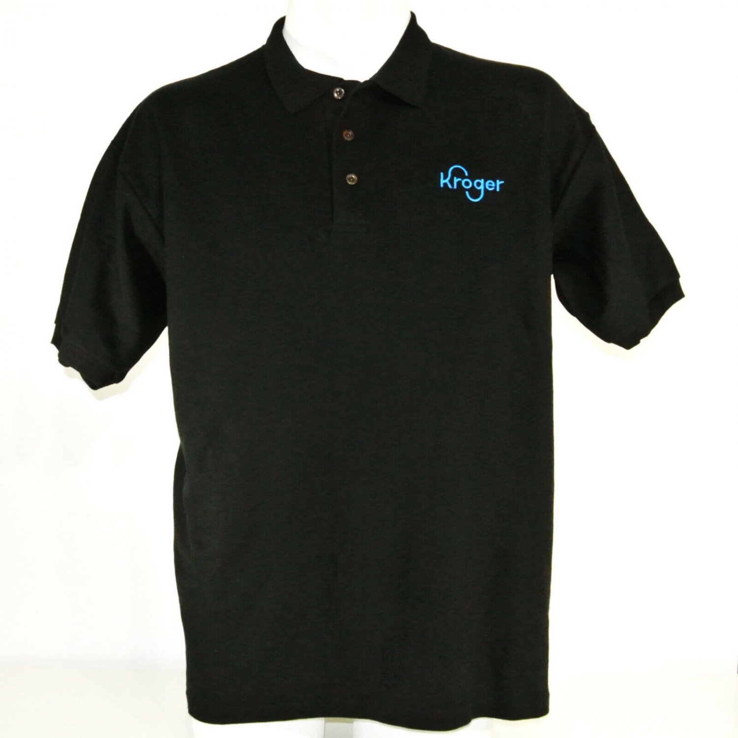 KROGER Grocery Store Employee Uniform Polo Shirt Black Size 2XL NEW