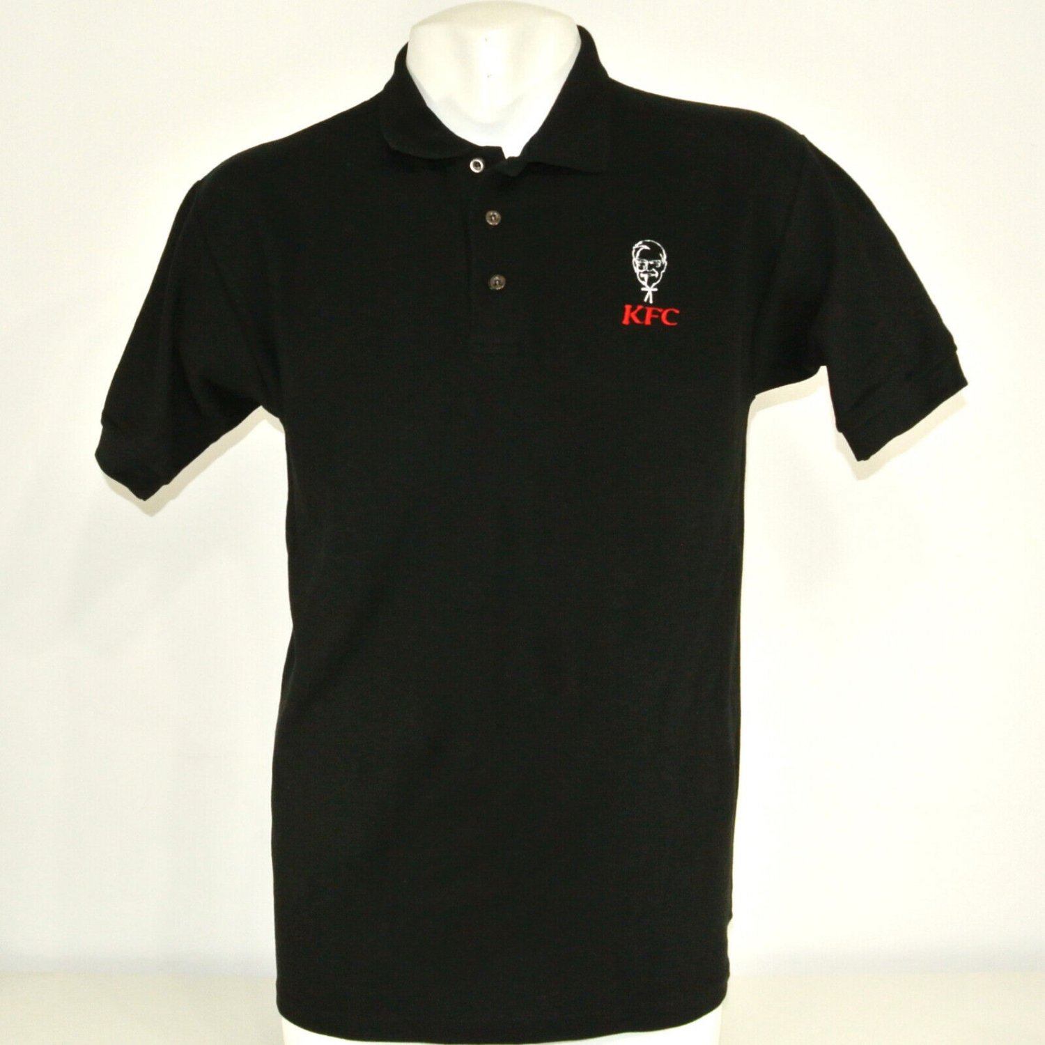 KFC Kentucky Fried Chicken Employee Uniform Polo Shirt Black Size 3XL NEW