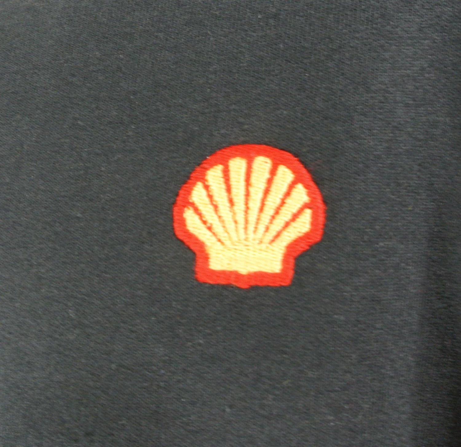 SHELL Gas Station Oil Employee Uniform Sweatshirt Black Size L Large NEW