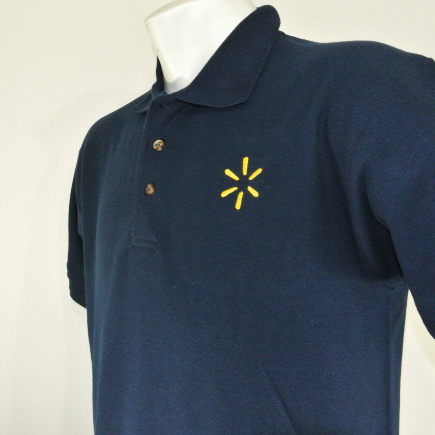 WALMART Spark Associate Employee Uniform Shirt Navy Blue Size XL (Lot of 3)