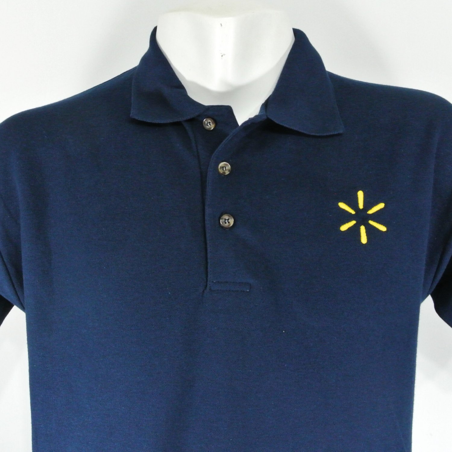 WALMART Spark Associate Employee Uniform Shirt Navy Blue Size XL (Lot of 3)