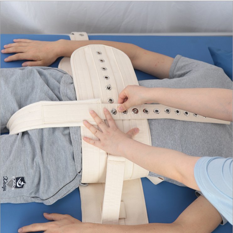 Safe Lumbar/Abdomen Magnetic Restraint Belt For Manic Patient Bed ...