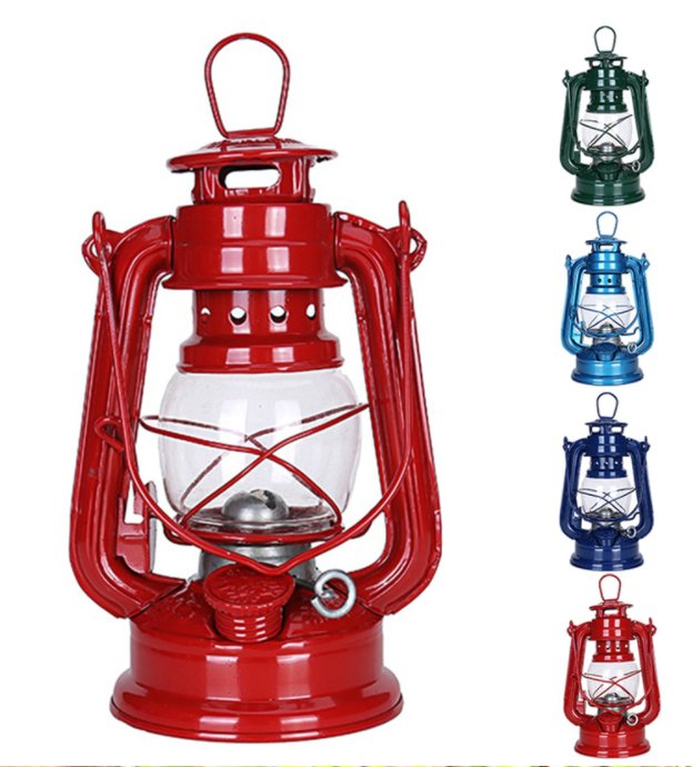 Portable Handheld Oil Lamp Retro Kerosene lamp Camping Light Flame ...