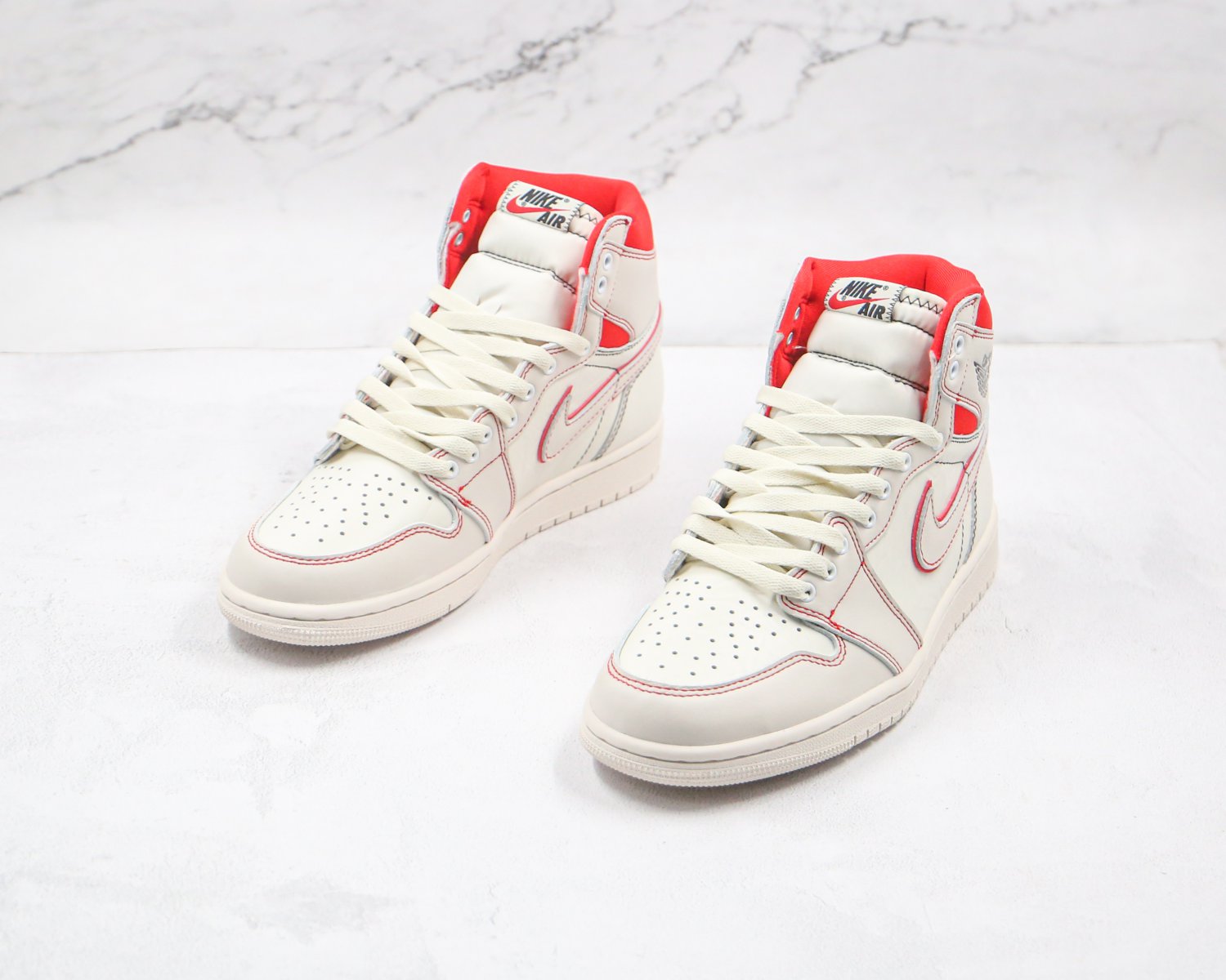 Jordan 1 Retro High Phantom Gym Red
