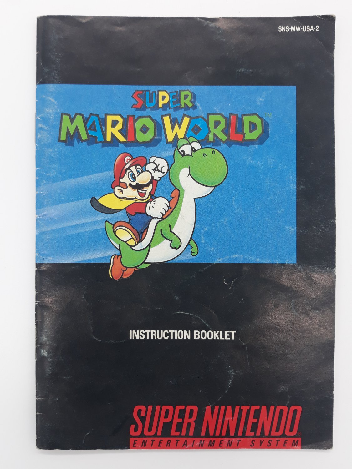 Super Nintendo SNES Super Mario World Booklet ONLY