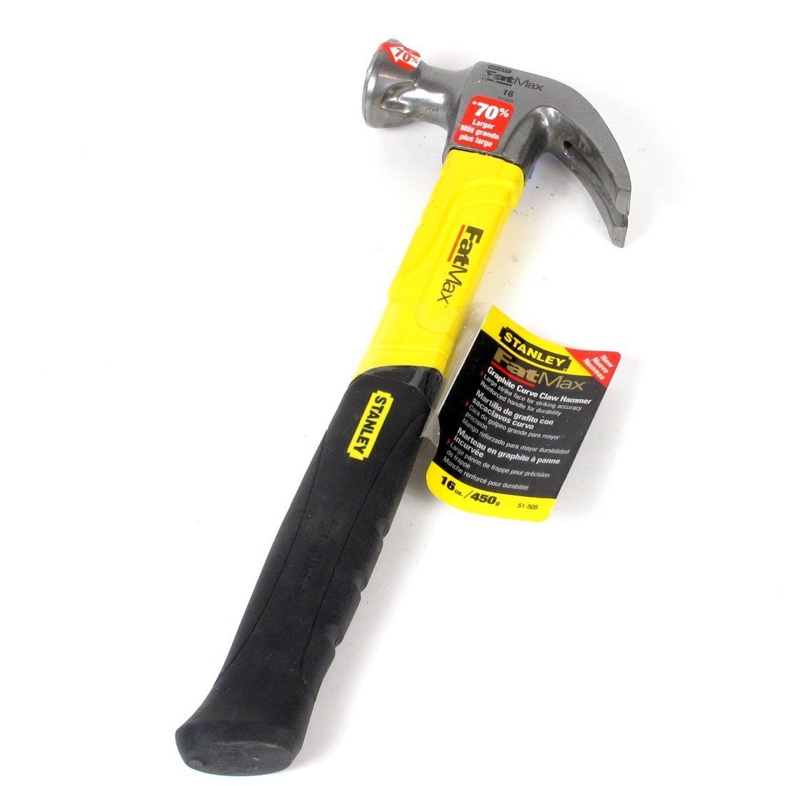 Stanley FatMax 16 Oz. Curve Claw Graphite Hammer 51-505 NEW