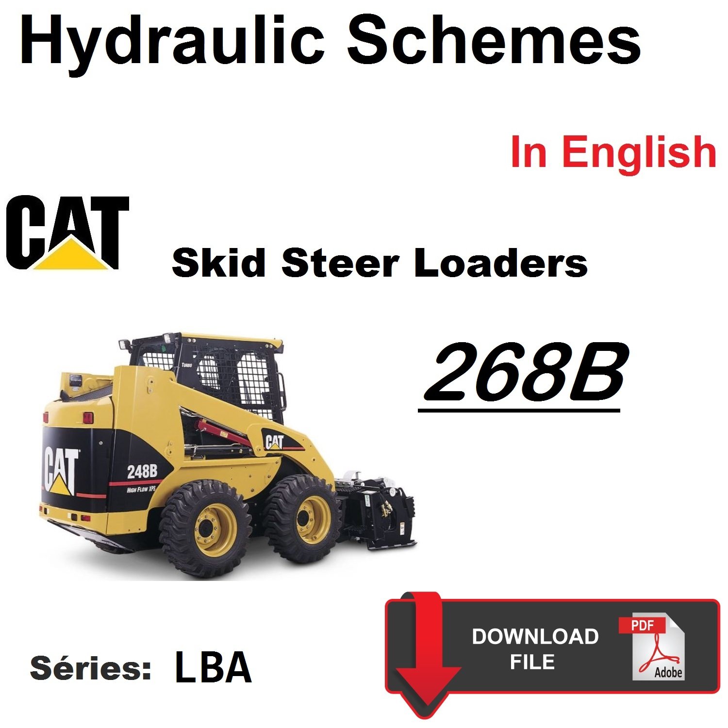 Caterpillar Cat 268B Hydraulic Schemes Prefix (LBA)