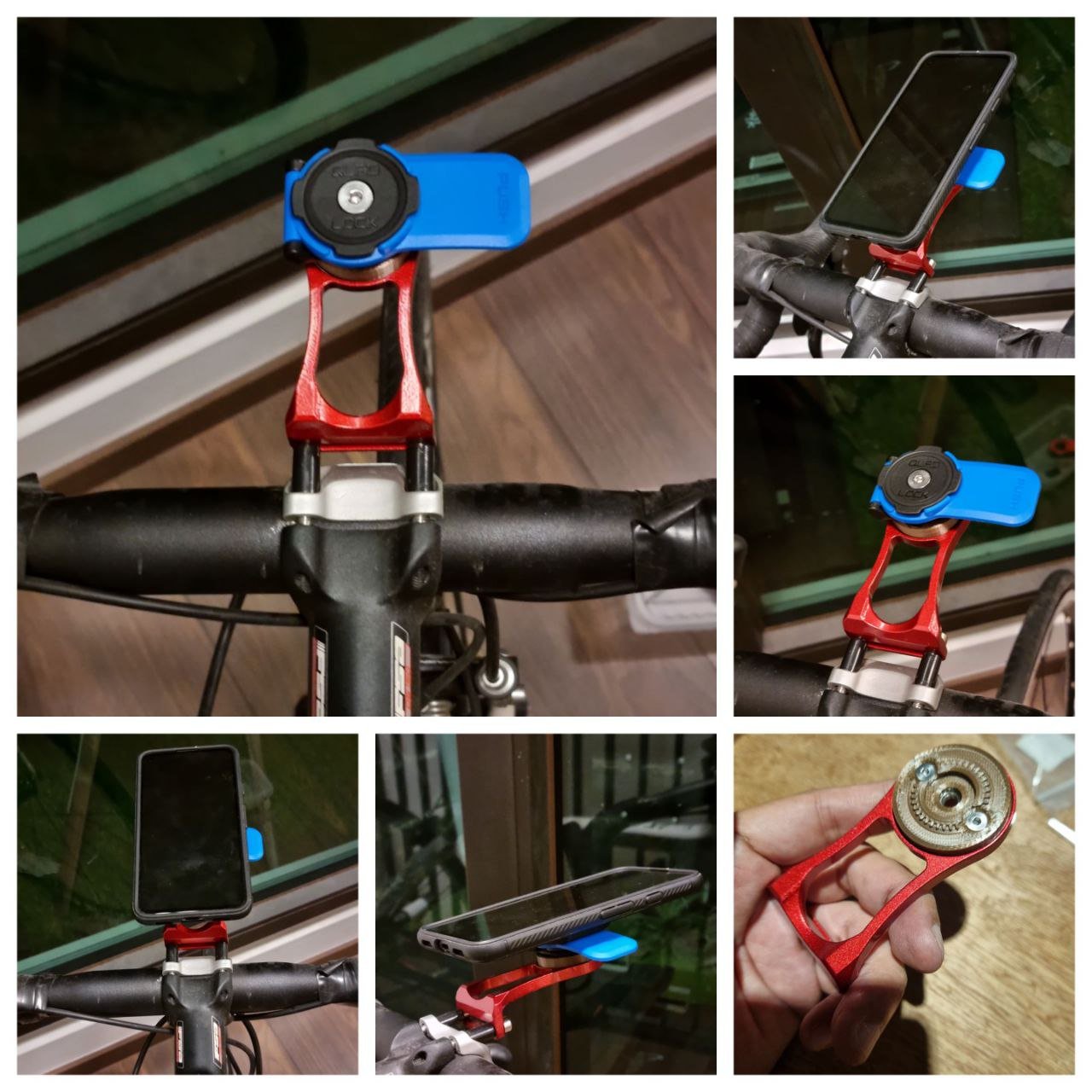 Quadlock insert adapter for Garmin mounts.