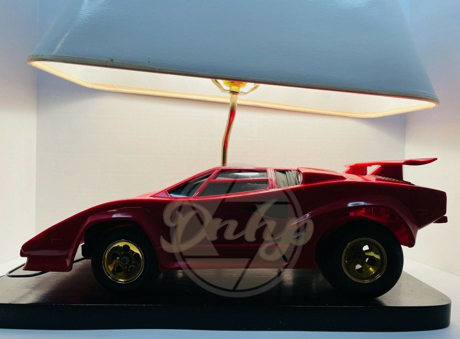 LAMBORGHINI COUNTACH 5000 Night Stand Lamp Red JCPenney Exclusive 1980s USA