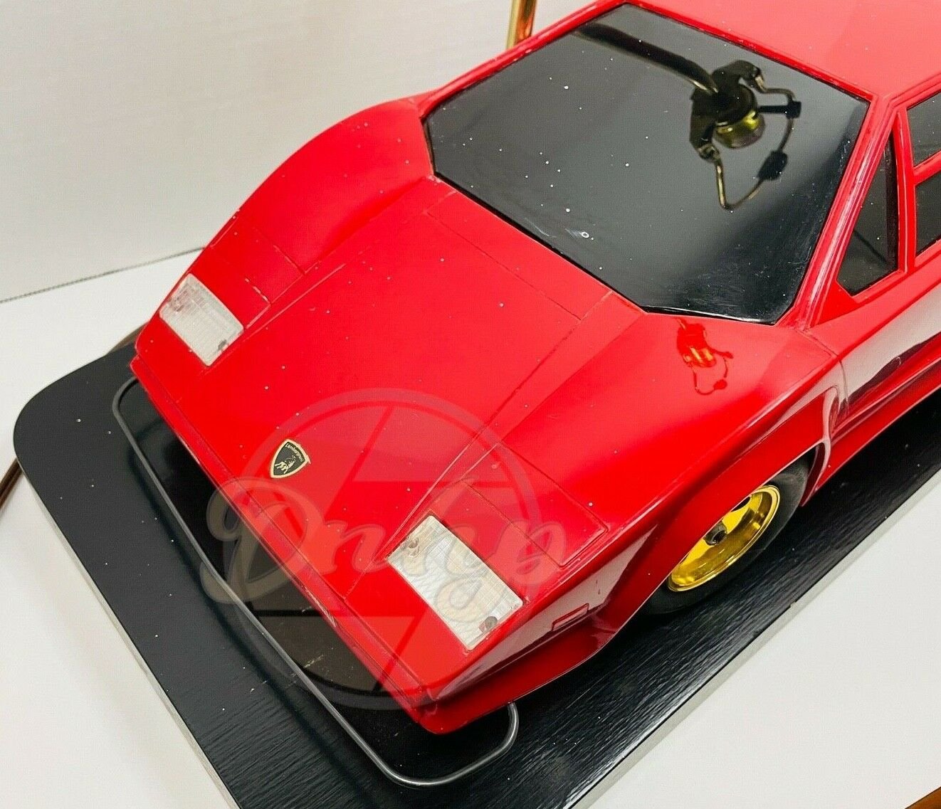 LAMBORGHINI COUNTACH 5000 Night Stand Lamp Red JCPenney Exclusive 1980s USA