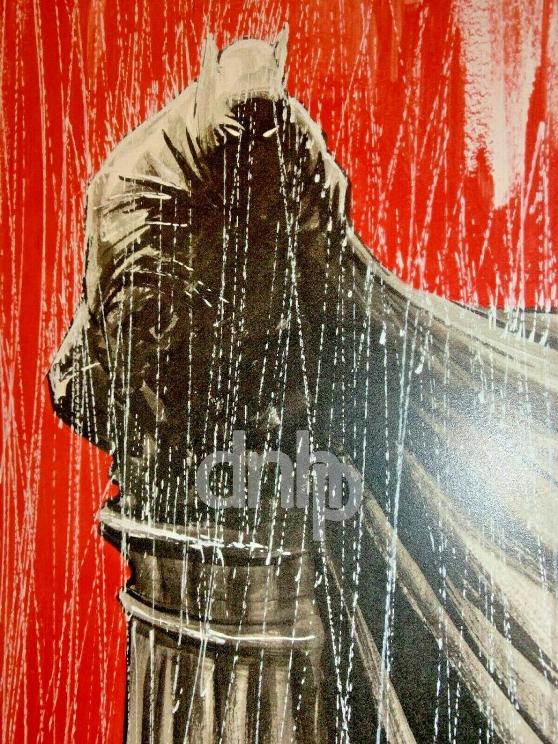 BATMAN BLOOD RAIN 11x17 Hand Signed Print Tommy Castillo Wizard World ...