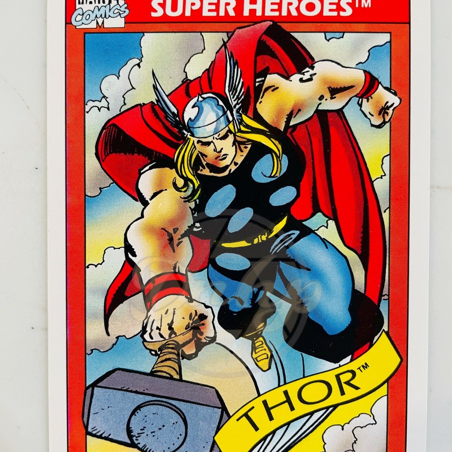 THOR Super Heroes 18 Marvel Comics Impel Trading Card USA 1990