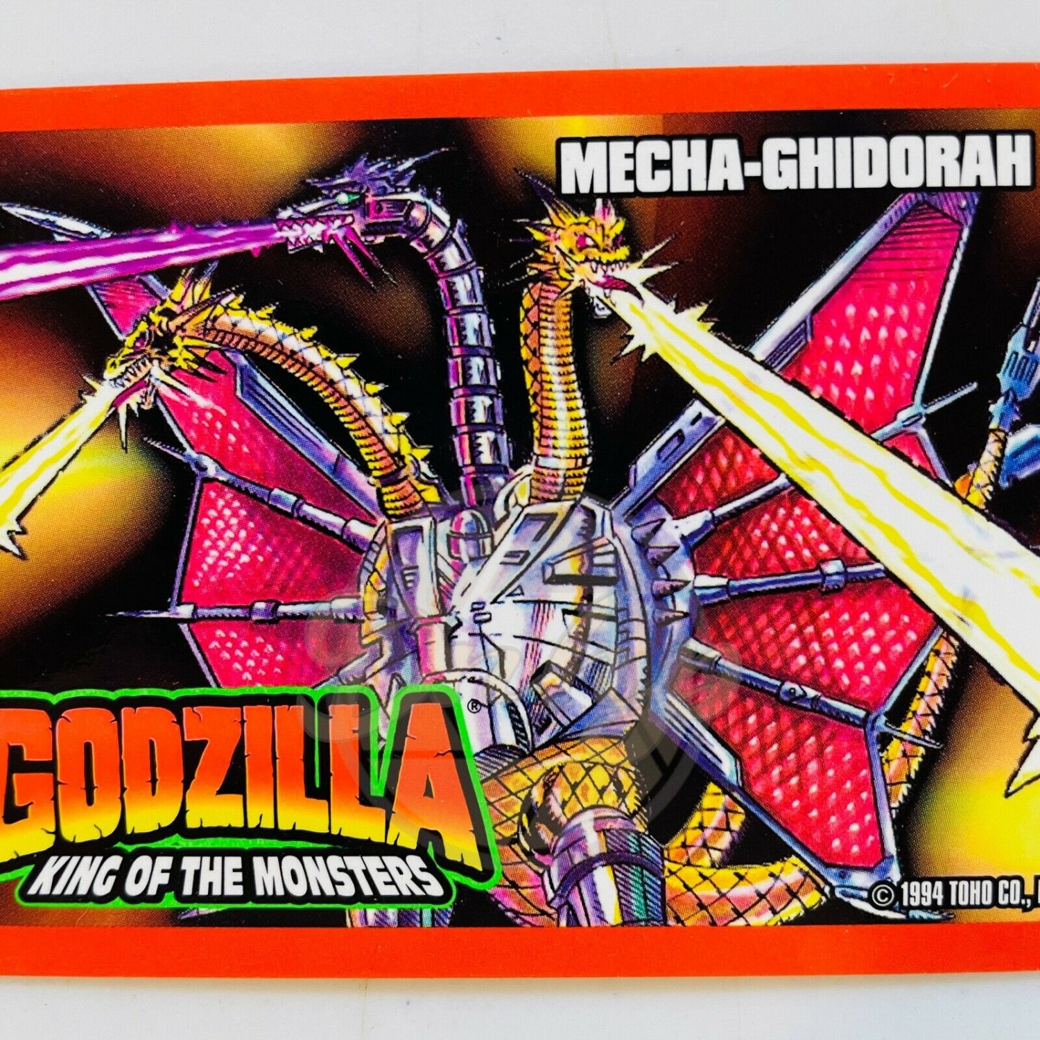 MECHA GHIDORAH Godzilla King Monsters 5 Trendmasters Toho Trading Card ...
