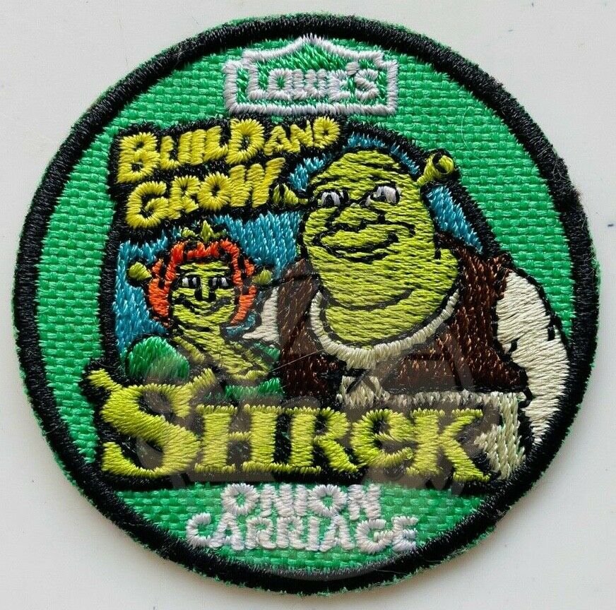 SHREK LOWES Build And Grow Patch With Fiona Made USA
