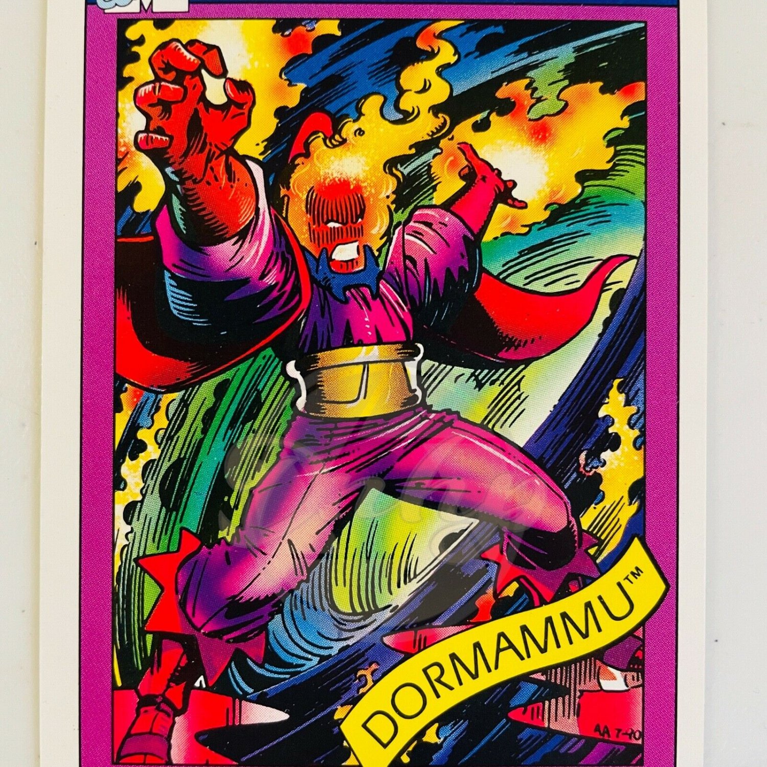 DORMAMMU Super Villains 69 Marvel Comics Impel Trading Card USA 1990