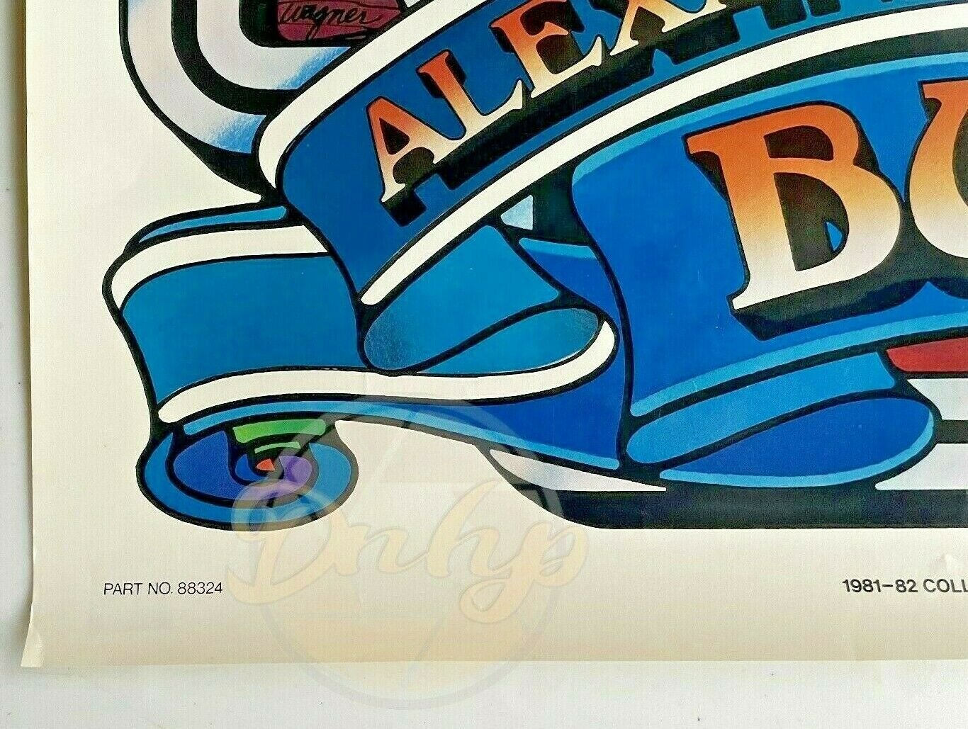 SCHLITZ Alexander Graham BULL 18x24 Poster Malt Liquor 1981 Made USA ...